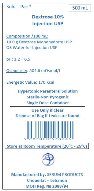Medica RCP |Dextrose 10% Solu-Pac 500ml | Indications | Side Effects | Composition | Route | all ...
